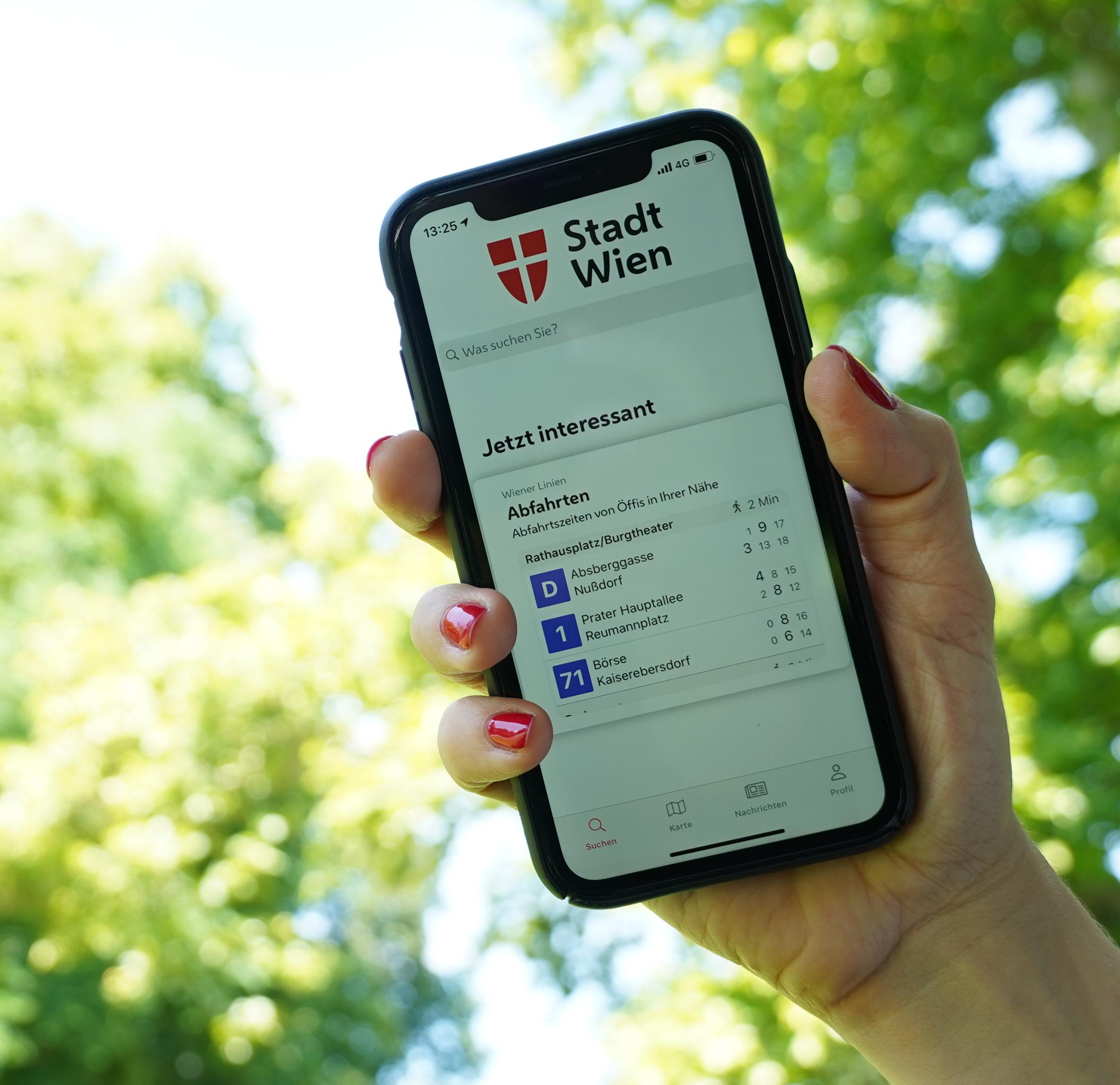 Stadt Wien-App mit neuen Funktionen - Digitales Wien