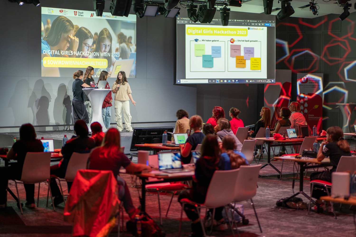 Girls Hackathon - Mädchen programmieren - Digitales Wien